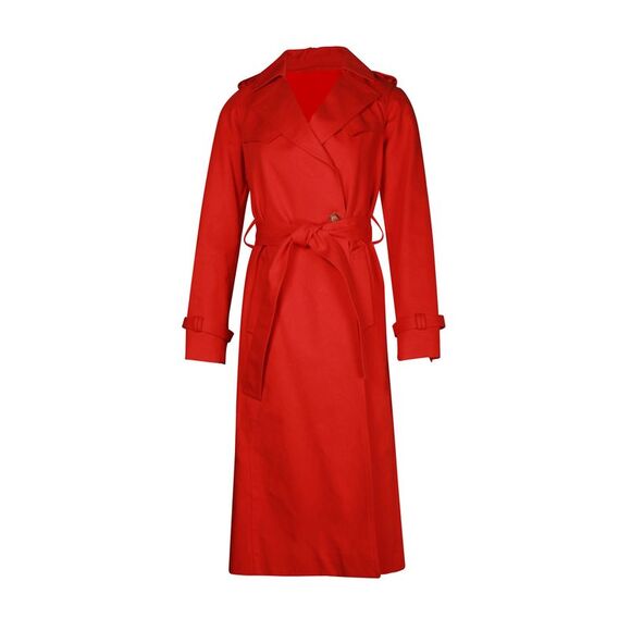 Maje Vintage | Jackets & Coats | Pre Loved Maje Vintage Red Trench Coat ...
